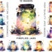 Firefly Jars Watercolor Clipart, Commercial Use Clipart, 12 High ...
