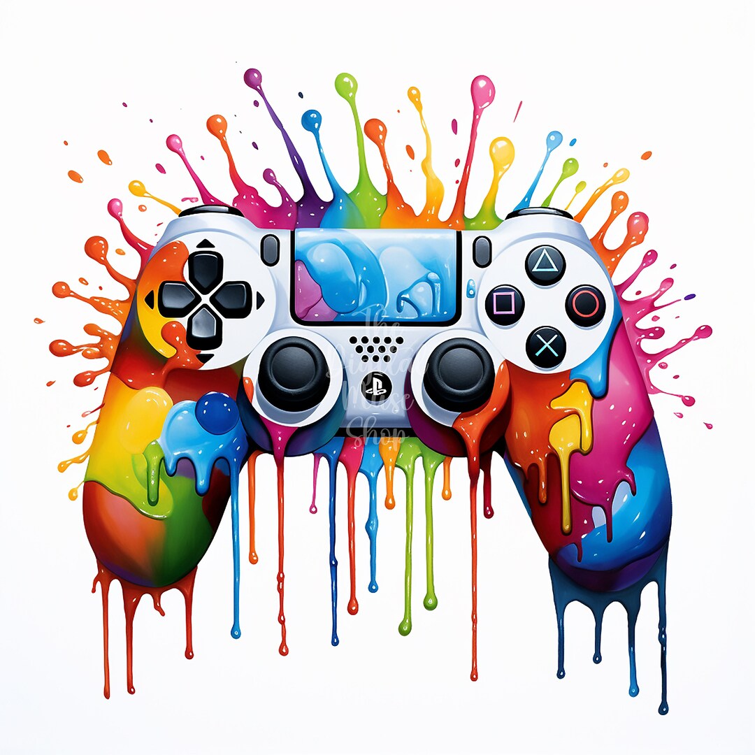 Game Controller Clipart, Game Clipart Digital Paper Craft Card Making ...