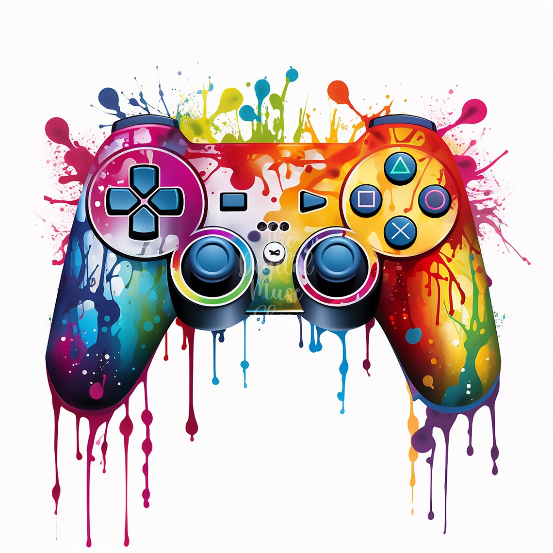 Game Controller Clipart, Game Clipart Digital Paper Craft Card Making ...