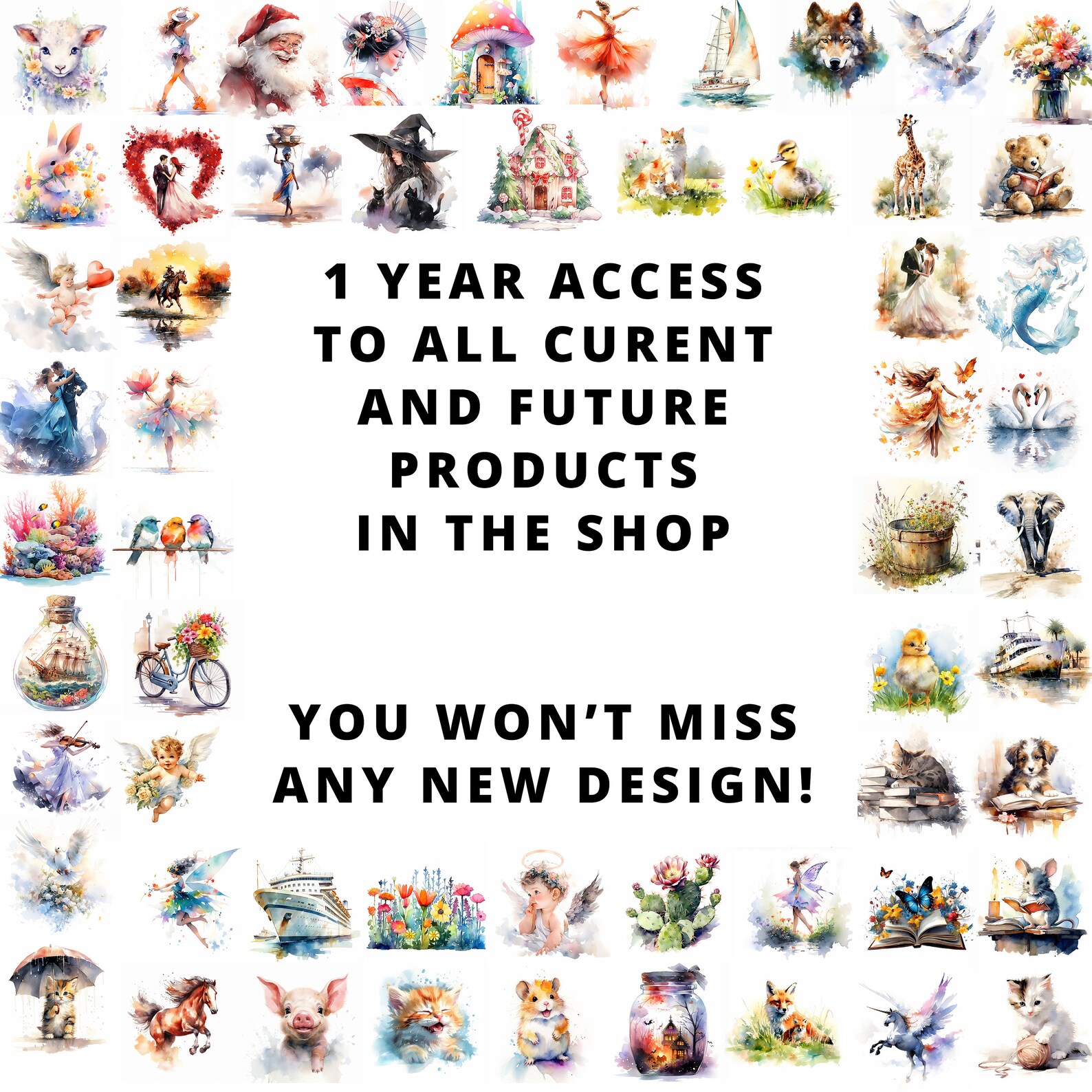 Whole Shop Bundle, Clipart Bundle Art Clipart Set Entire Shop Bundle ...