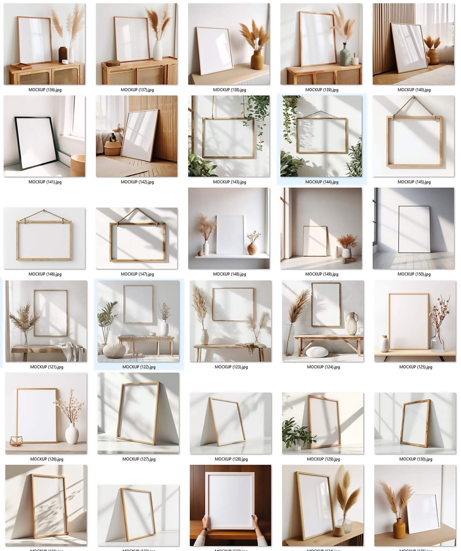 200 Frame Mockup Bundle, Frames Mockup Bundle Set Bundle Frame Mockups ...