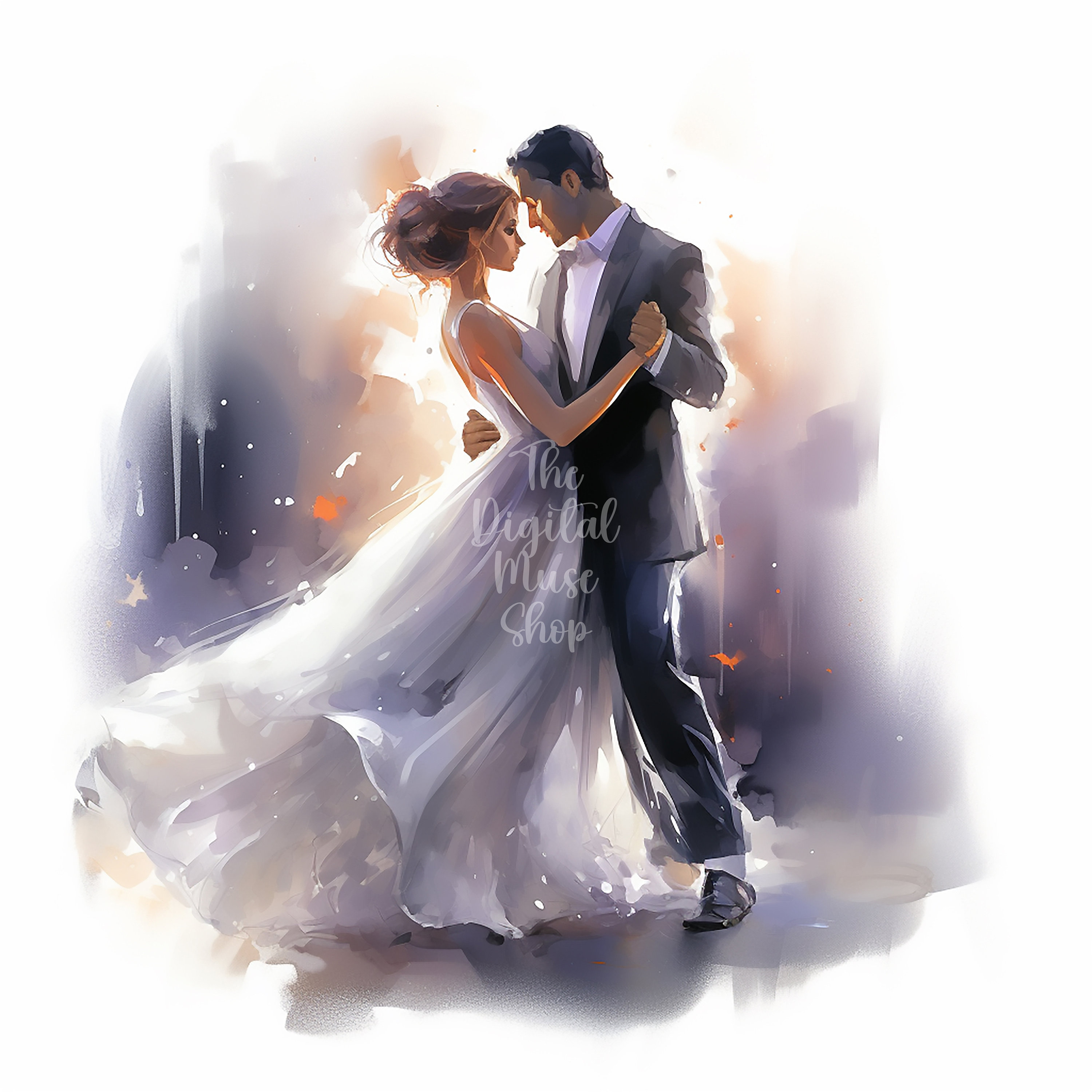 Wedding Dance Clipart 12 High Quality Jpgs Wedding Clipart Set ...