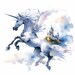 Watercolor Unicorn Clipart, 15 High Quality Jpgs , Watercolor Clipart ...