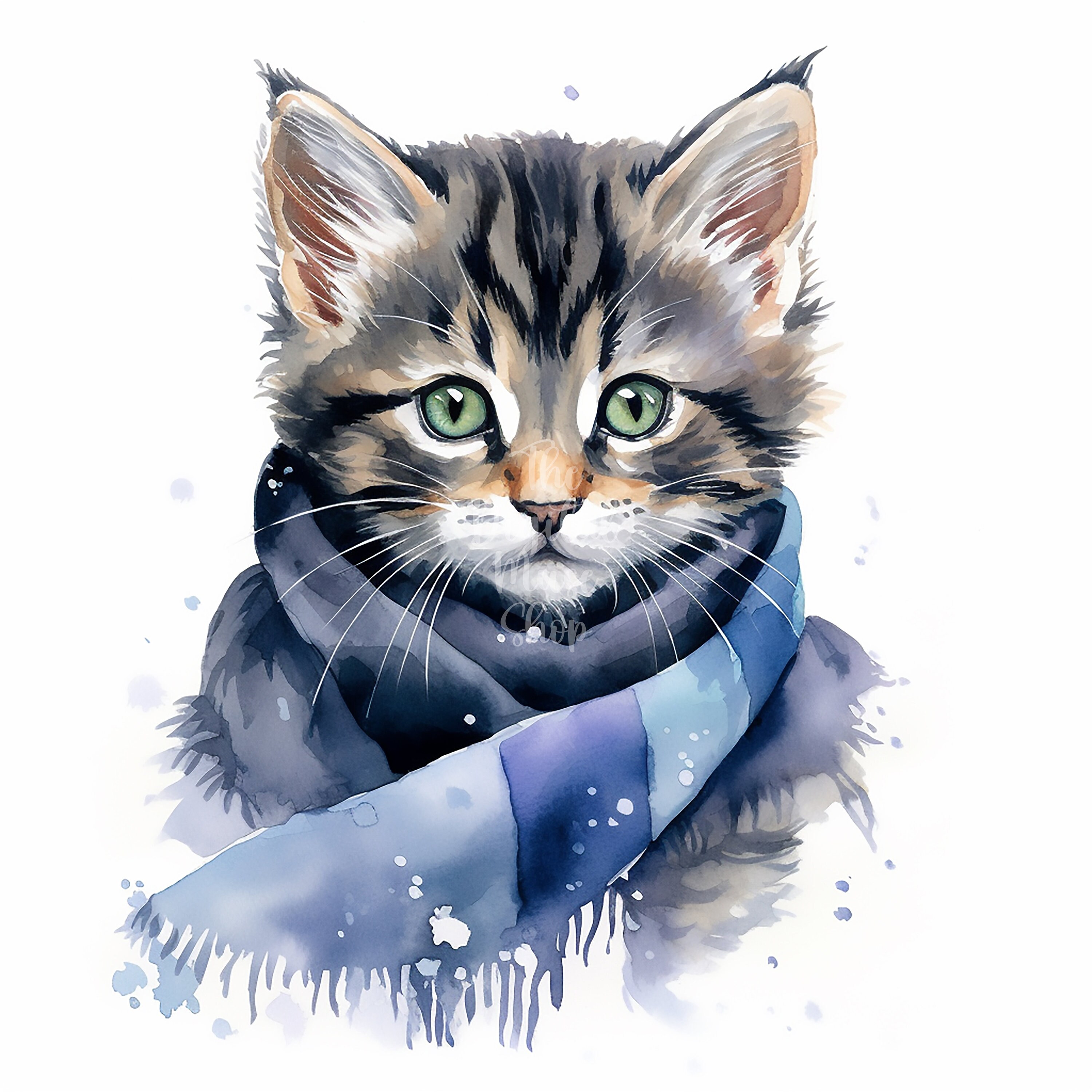 Winter Kitten Clipart Snow Clipart Winter Clipart Cats Clipart - Etsy