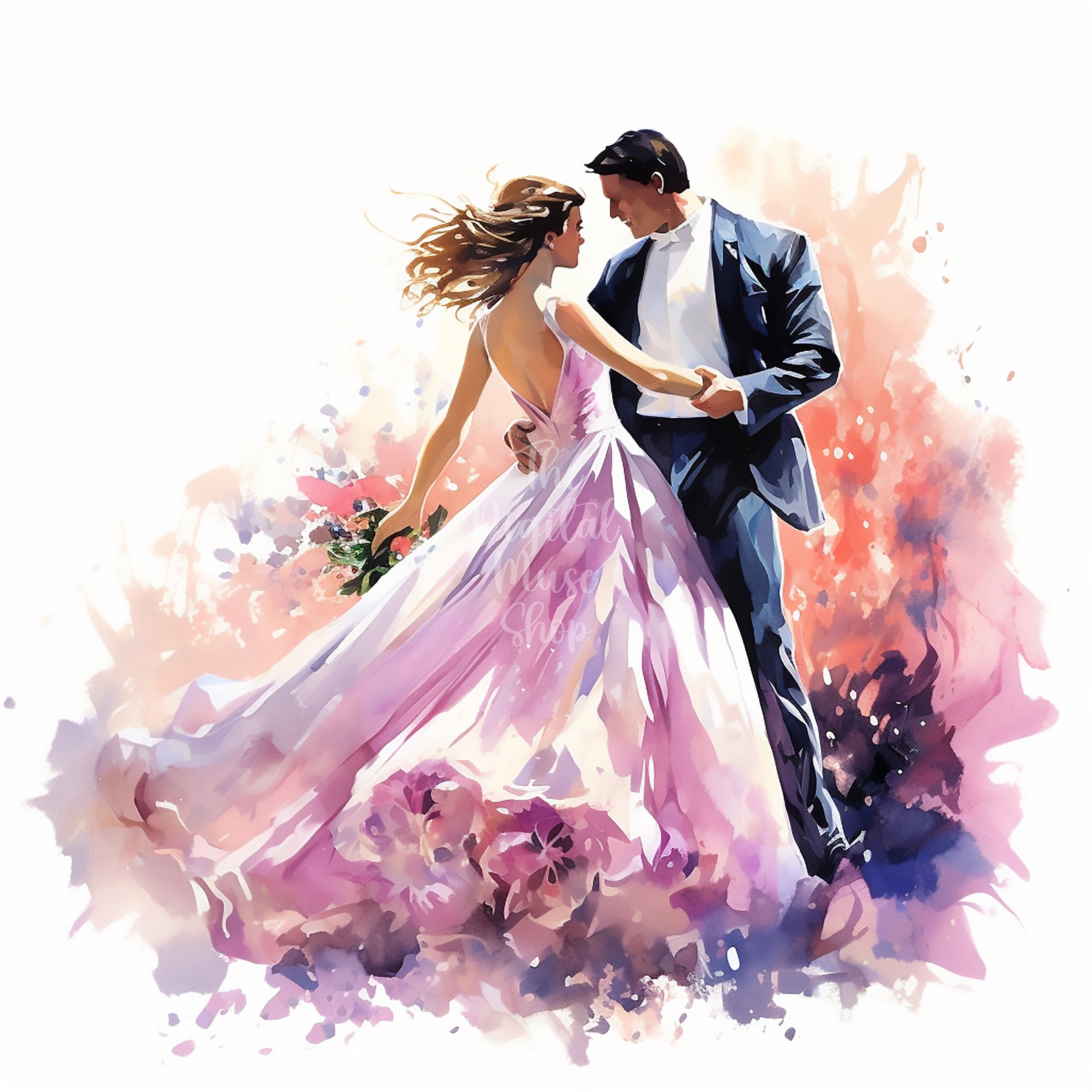 Wedding Dance Clipart 10 High Quality Jpgs Wedding Clipart Set ...