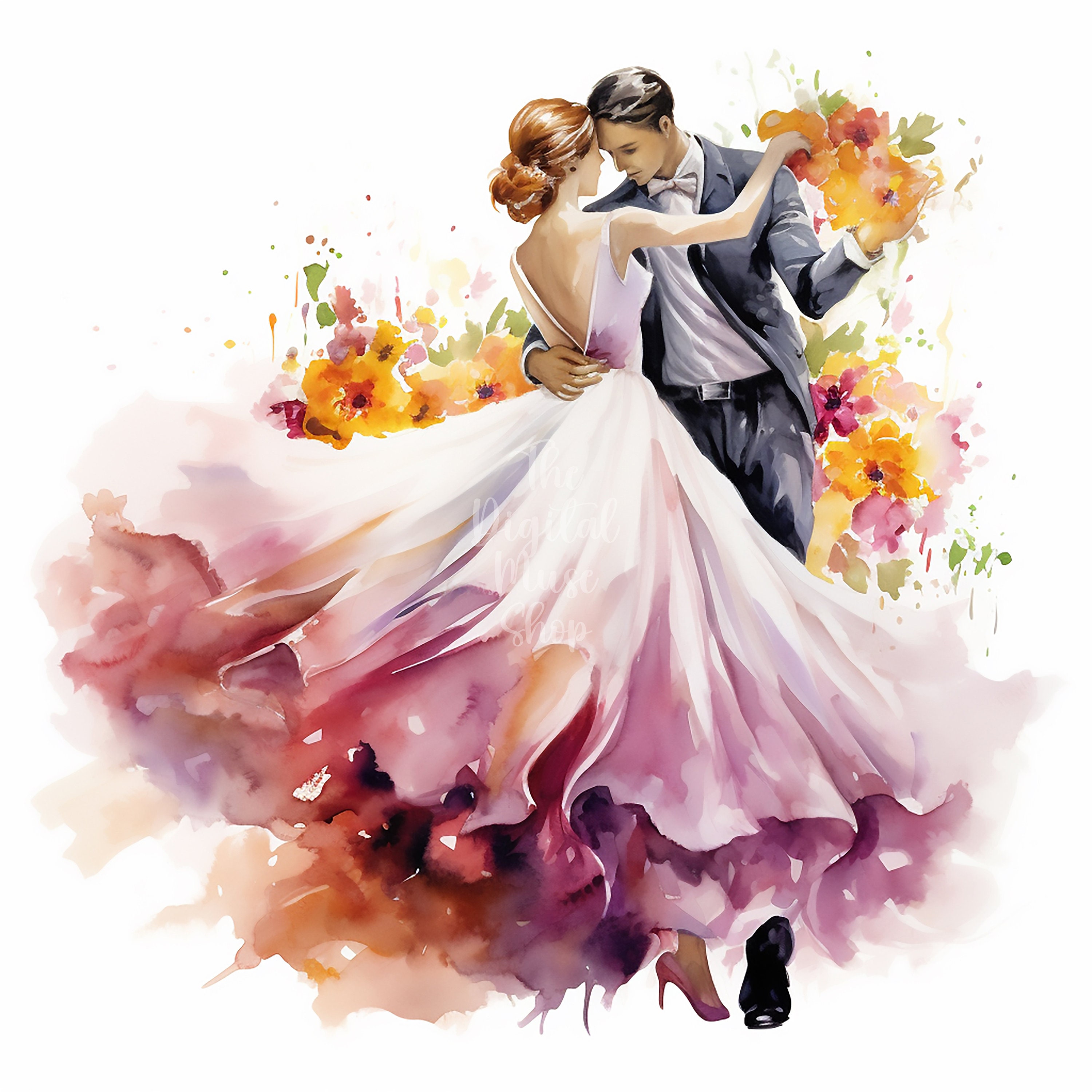 Wedding Dance Clipart 10 High Quality Jpgs Wedding Clipart Set ...