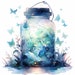 Firefly Jars Watercolor Clipart, Commercial Use Clipart, 12 High ...