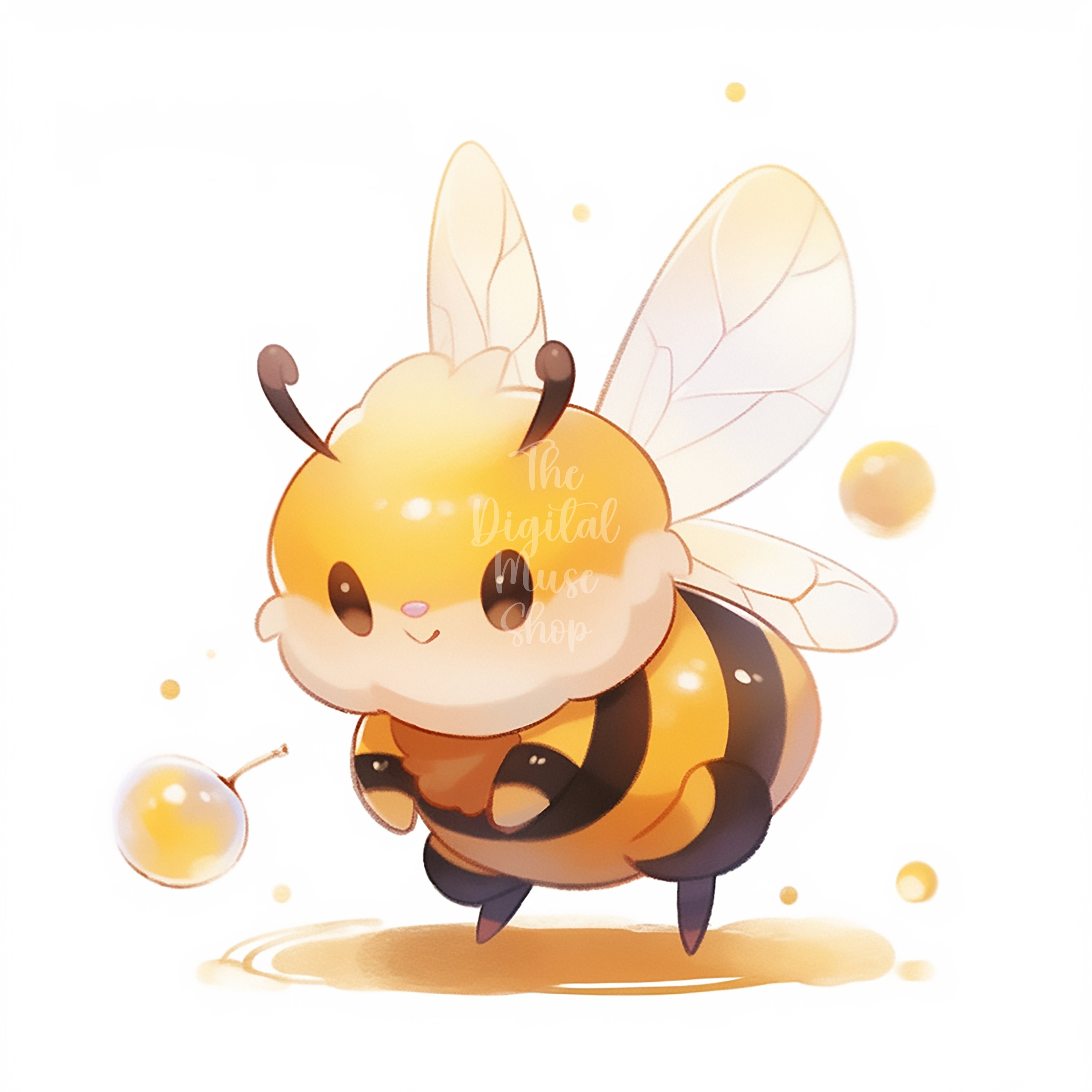 Bumblebee Clipart, 10 High Quality Jpgs, Digital Download Card Making ...