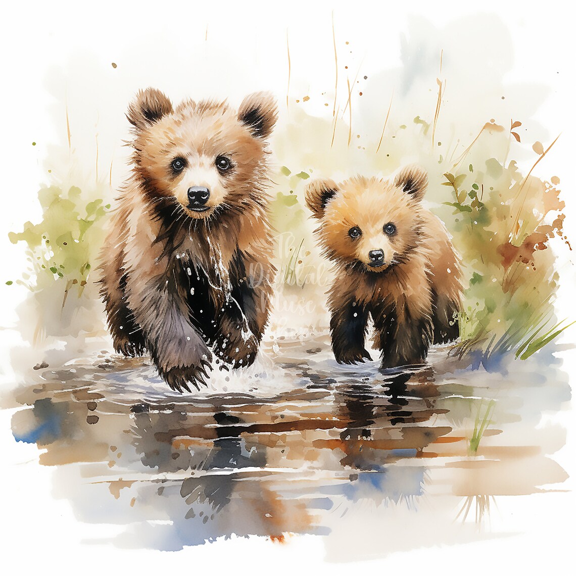 Bear Cubs Clipart Bear Clipart Digital Download Clipart Cute - Etsy