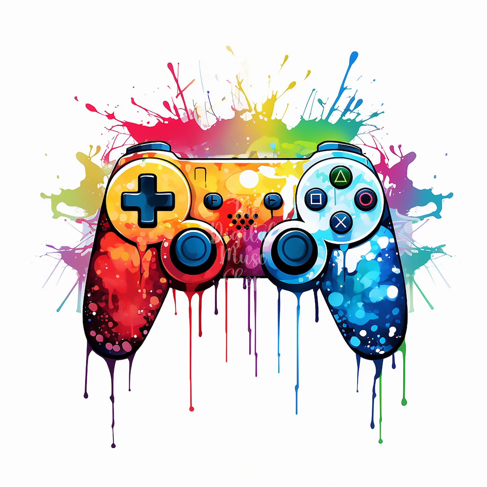 Game Controller Clipart, Game Clipart Digital Paper Craft Card Making ...