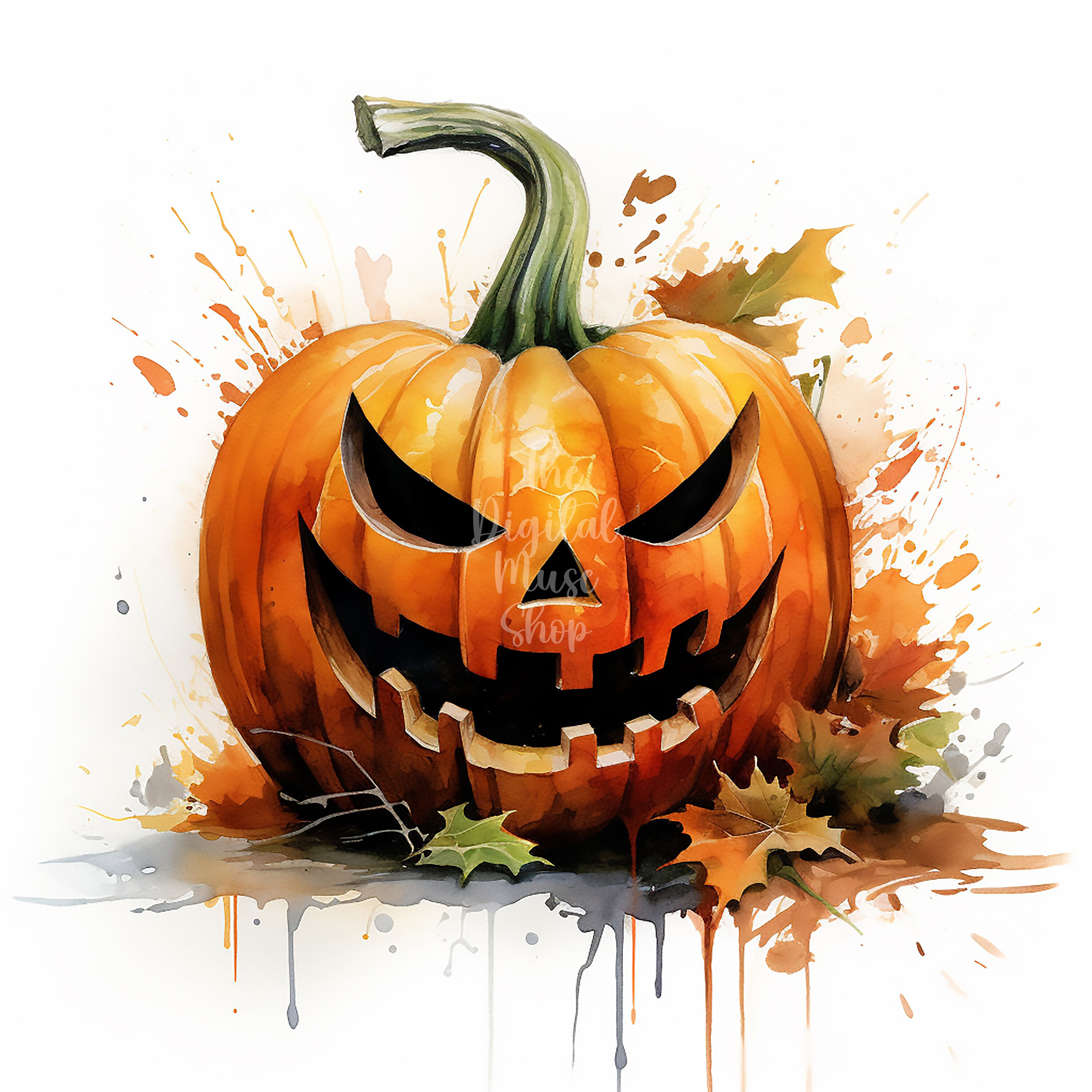 Pumpkin Clipart for Halloween Clipart Pumpkins Halloween - Etsy