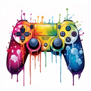 Game Controller Clipart, Game Clipart Digital Paper Craft Card Making ...