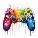 Game Controller Clipart, Game Clipart Digital Paper Craft Card Making ...