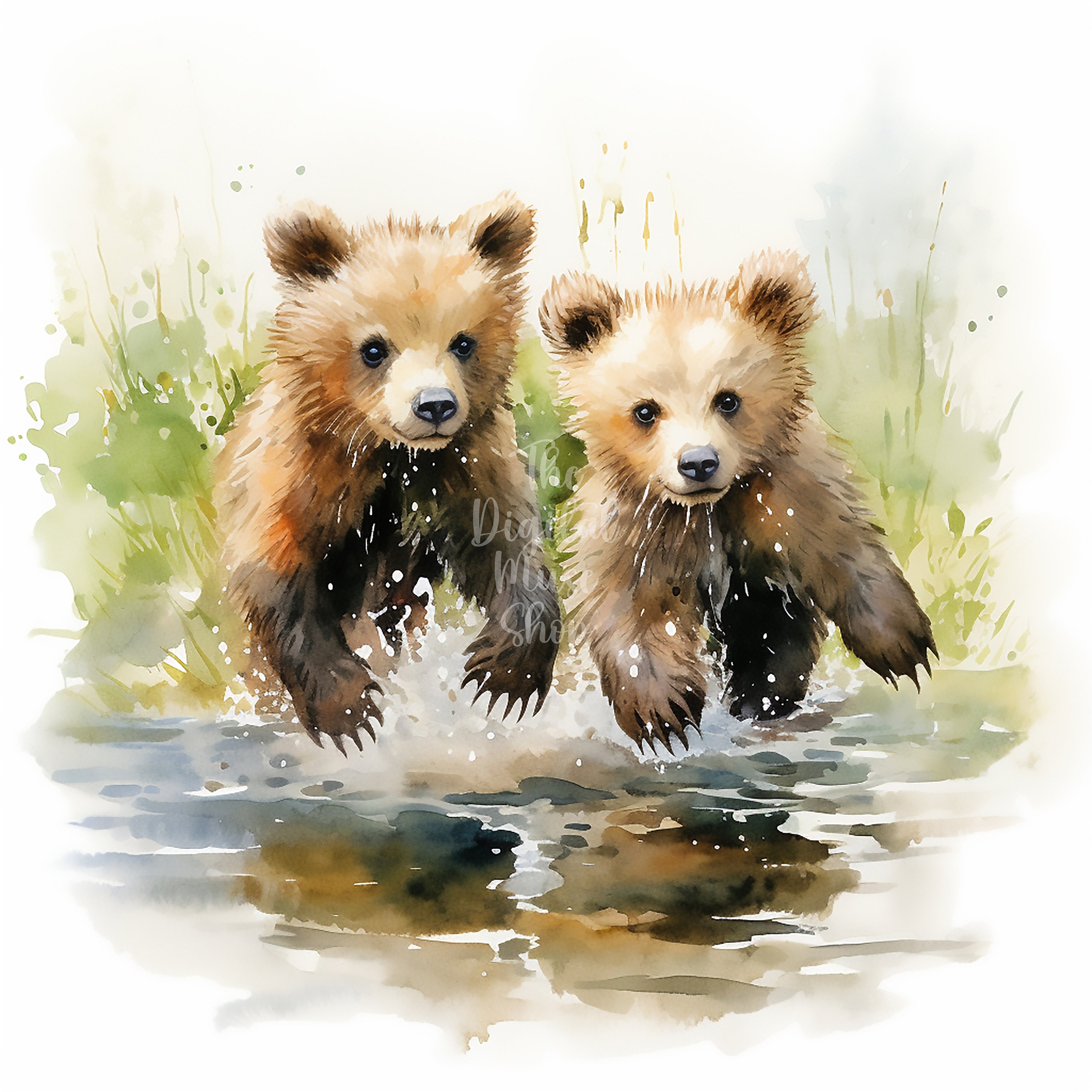 Bear Cubs Clipart Bear Clipart Digital Download Clipart Cute Bundle ...