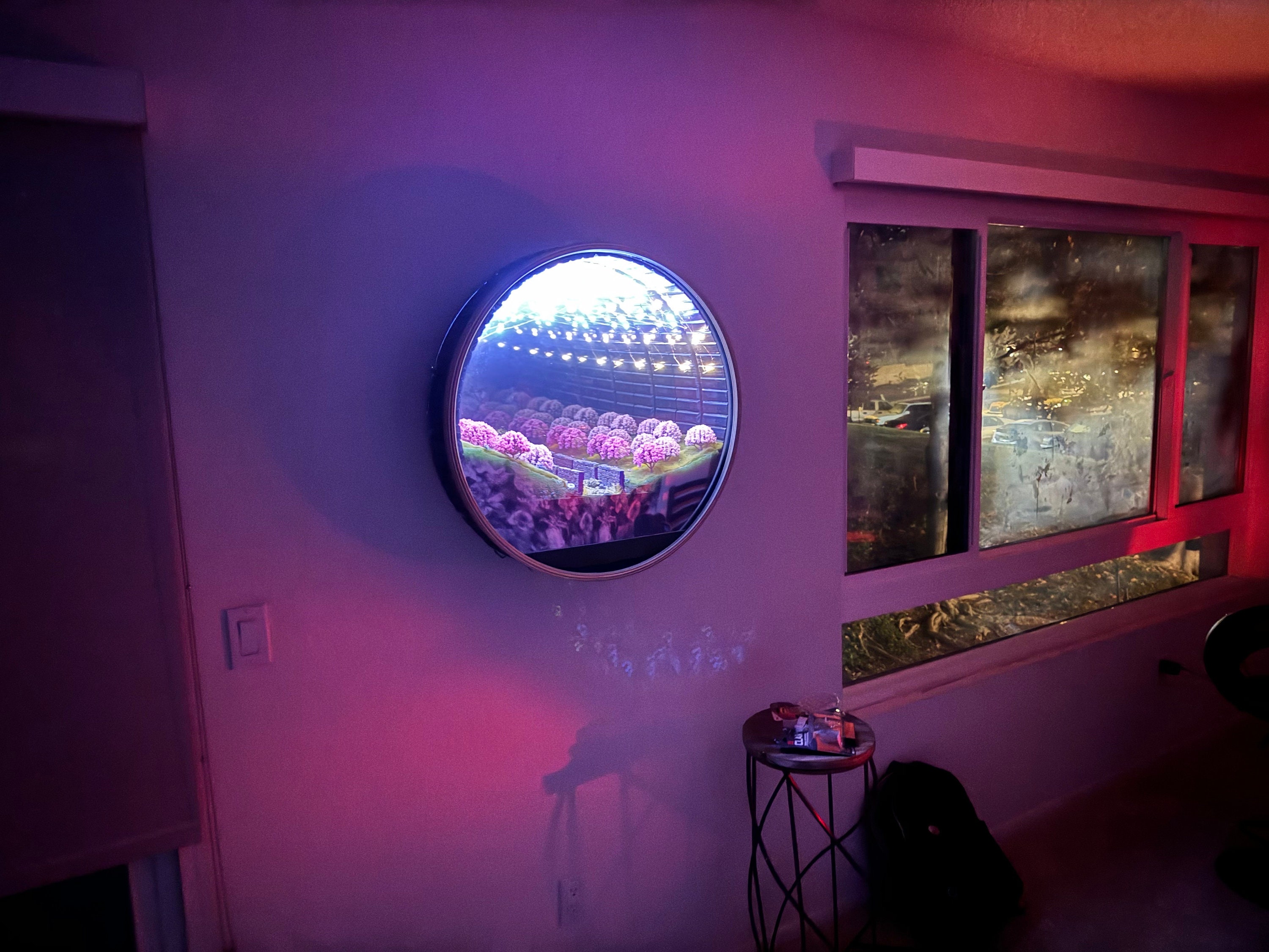 Cherry Blossom Stroll Infinity Mirror - Etsy