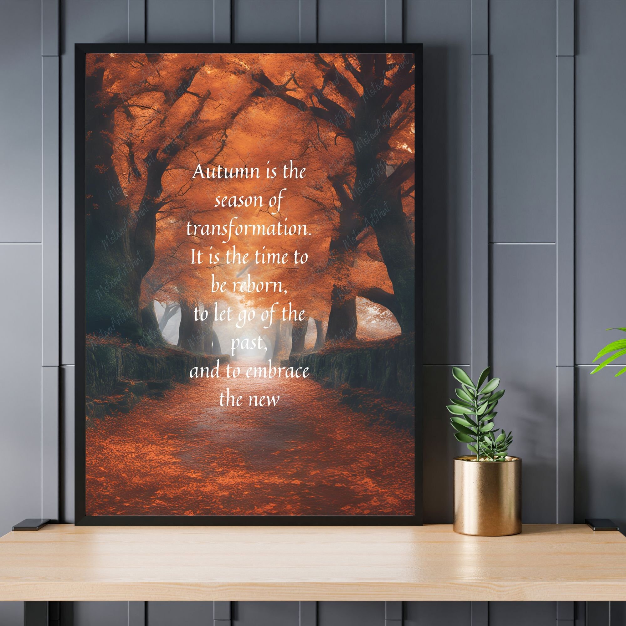 Fall Quotes, Printable Art Print, Autumn Digital Download, Home Decor ...