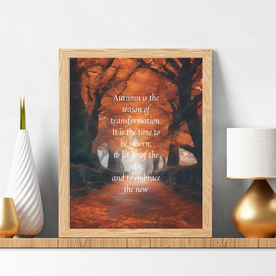 Fall Quotes, Printable Art Print, Autumn Digital Download, Home Decor ...
