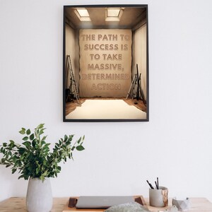 The Path to Success: Take Massive, Determined Action Tony Robbins Quote ...