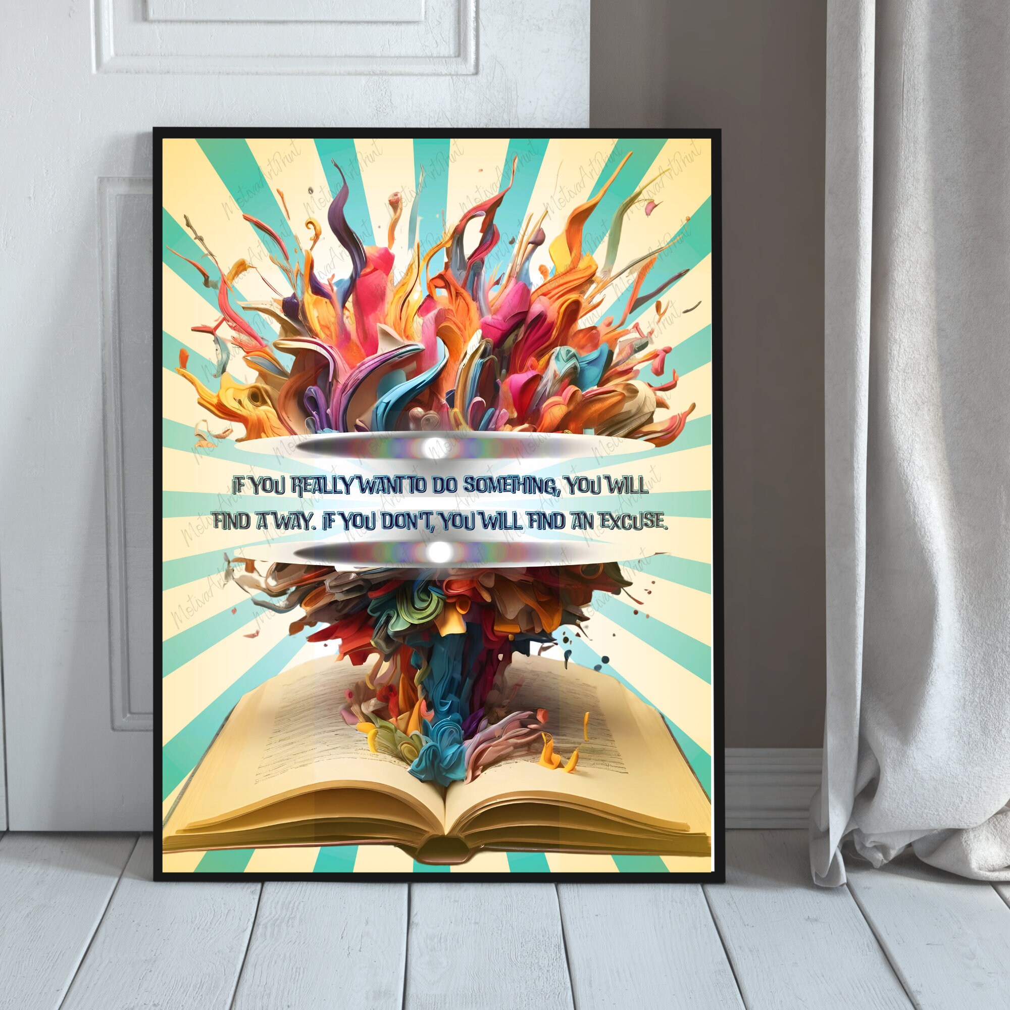 Jim Rohn Quote Art Print, Motivational Typography Poster (digital ...