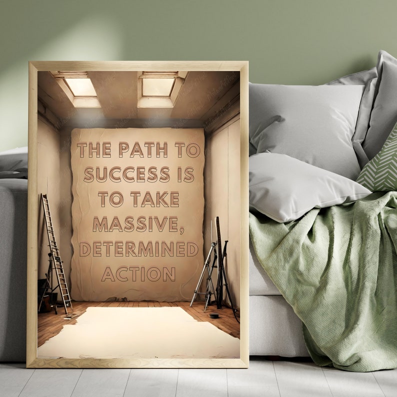 The Path to Success: Take Massive, Determined Action Tony Robbins Quote ...