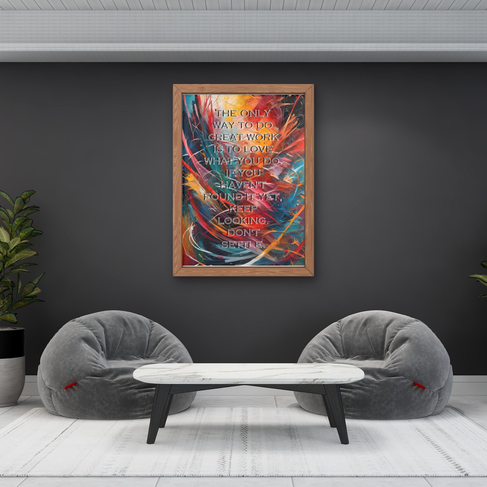 Success, Happiness, the Only Way, Home Decor Wall Art, Leadership Quote ...