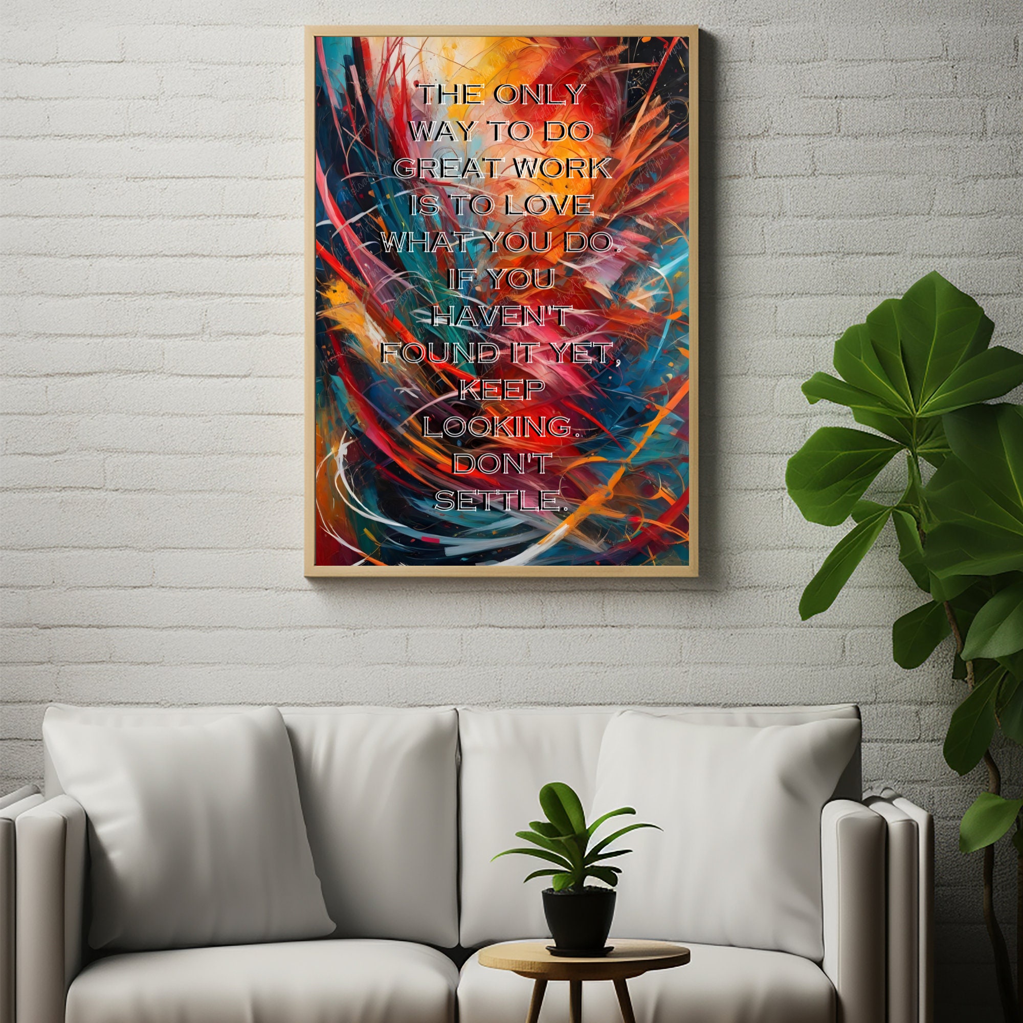 Success, Happiness, the Only Way, Home Decor Wall Art, Leadership Quote ...