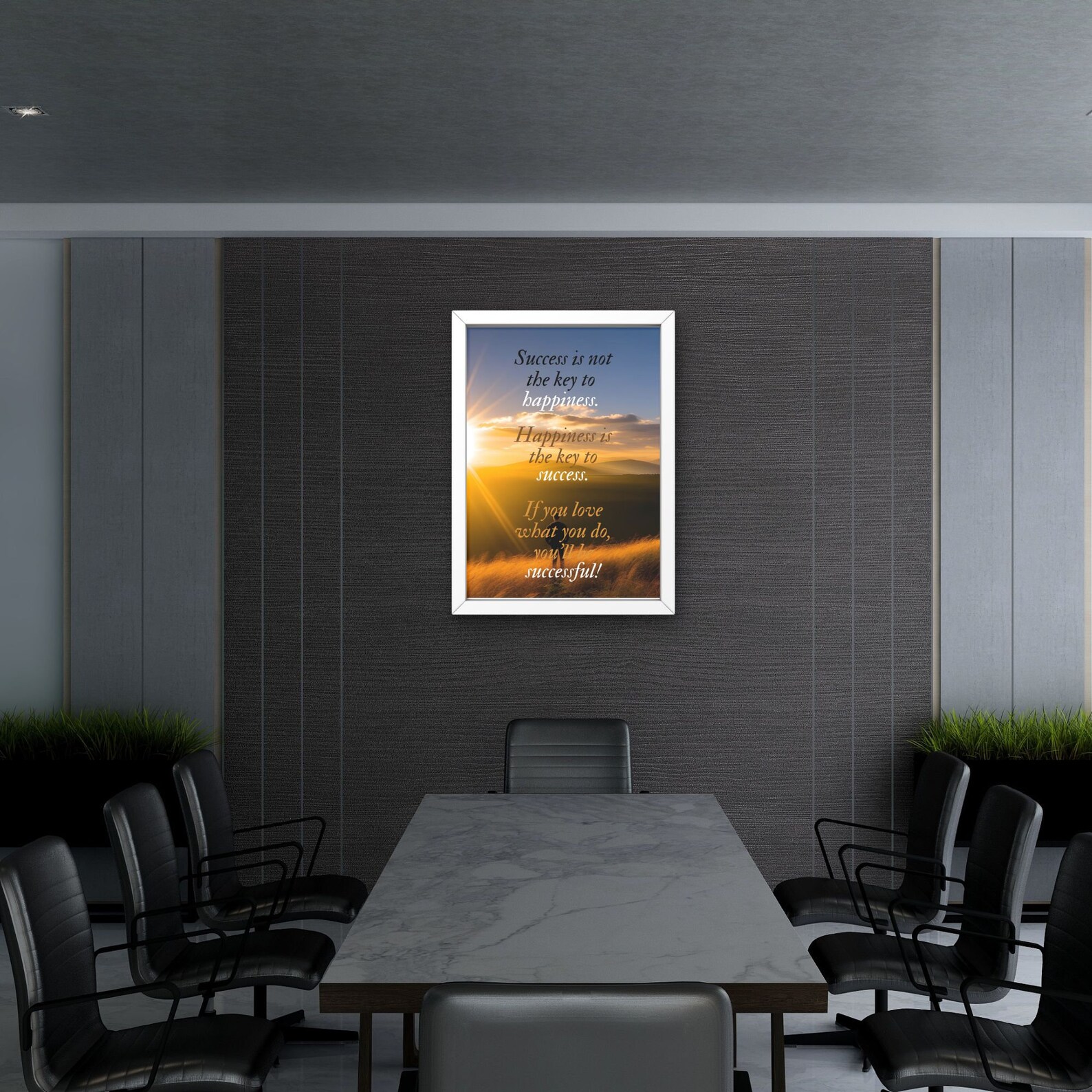 Success, Happiness, Successful, Home Decor Wall Art, Leadership Quote ...