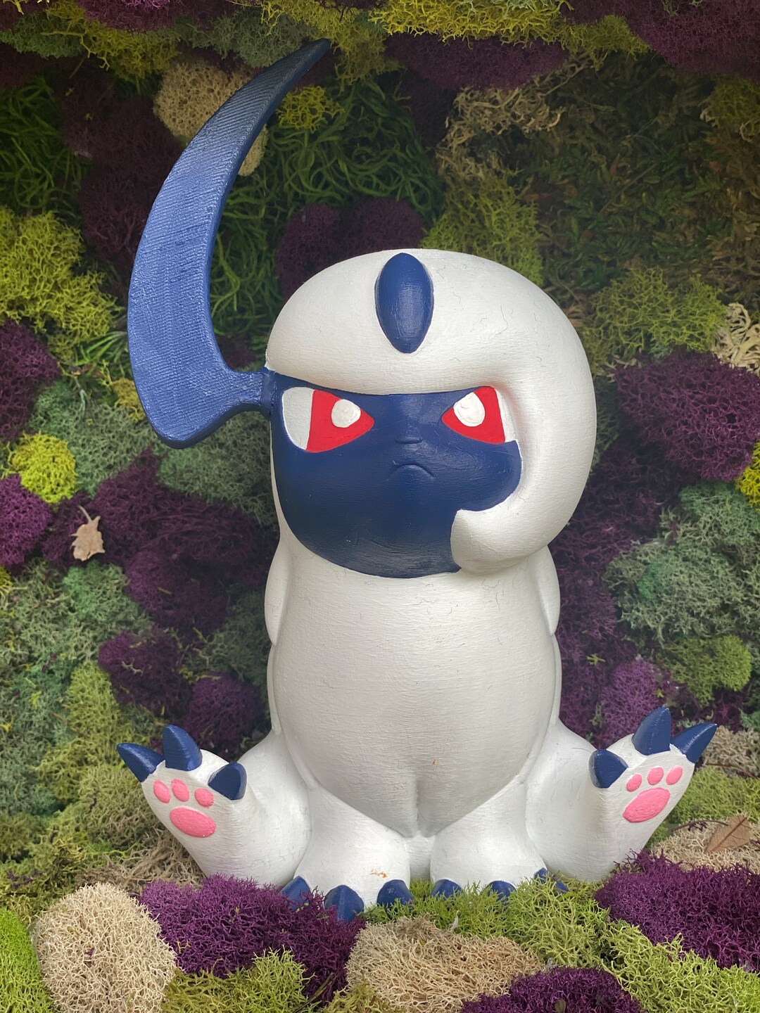 Hand Painted Absol 3D Printed Figure - Etsy