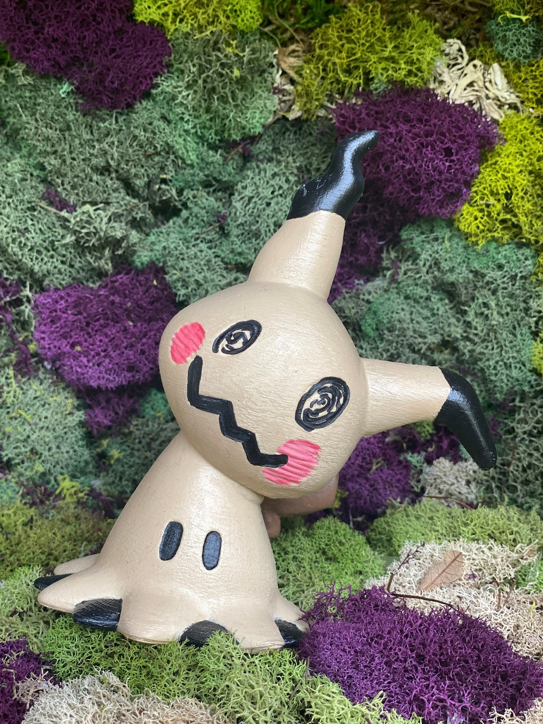 Hand Painted Mimikyu 3D Printed Figure - Etsy