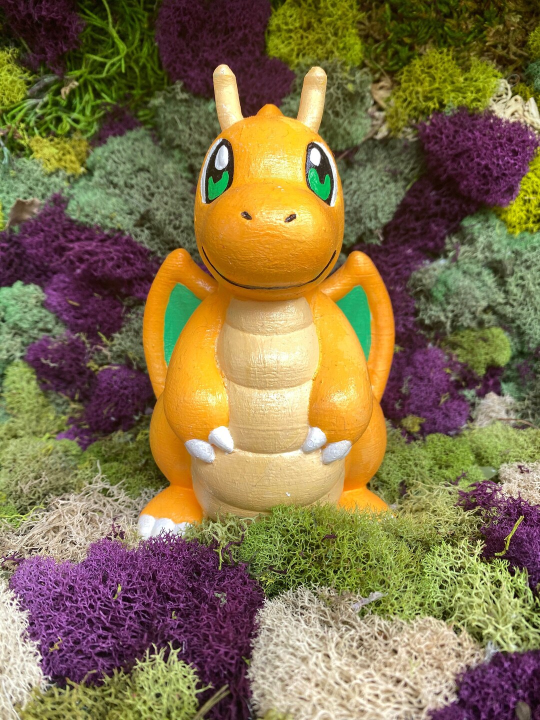 Hand Painted Dragonite 3D Printed Figure - Etsy