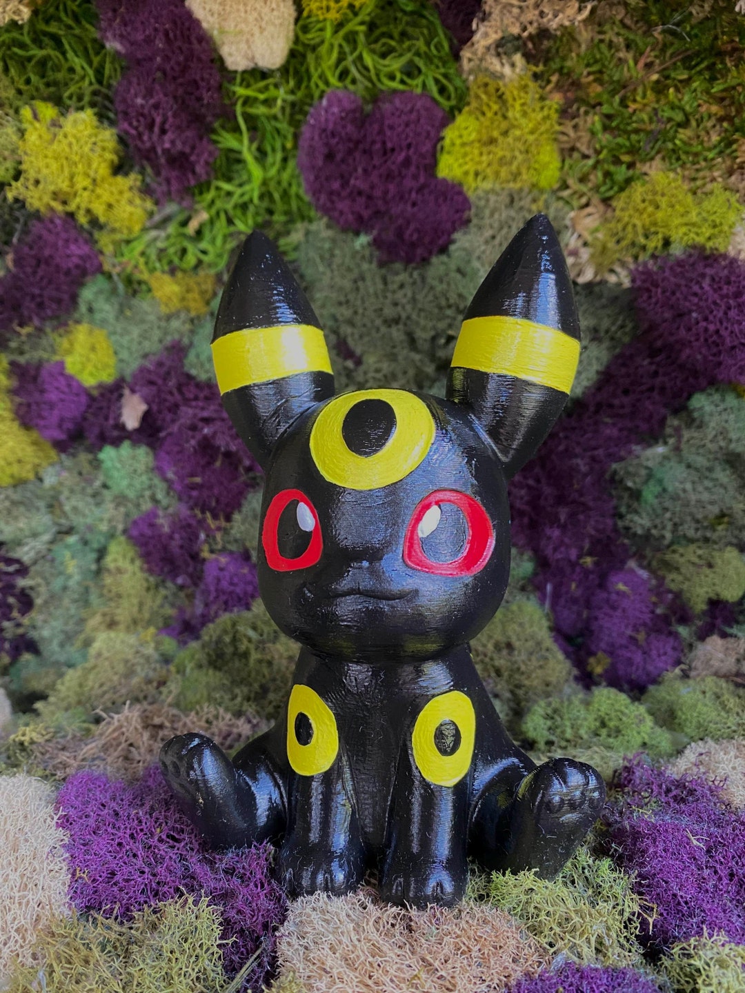 Hand Painted Umbreon 3D Printed Figure - Etsy