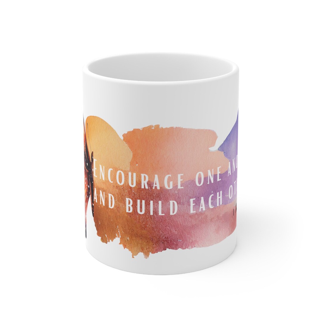 Friendship Inspiration Bible Verse Ceramic Mug 11oz - Etsy