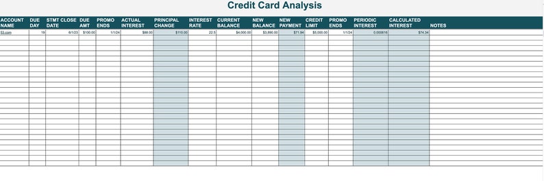 Velocity Banking Bundle in EXCEL Format With Planner, Spreadsheet ...