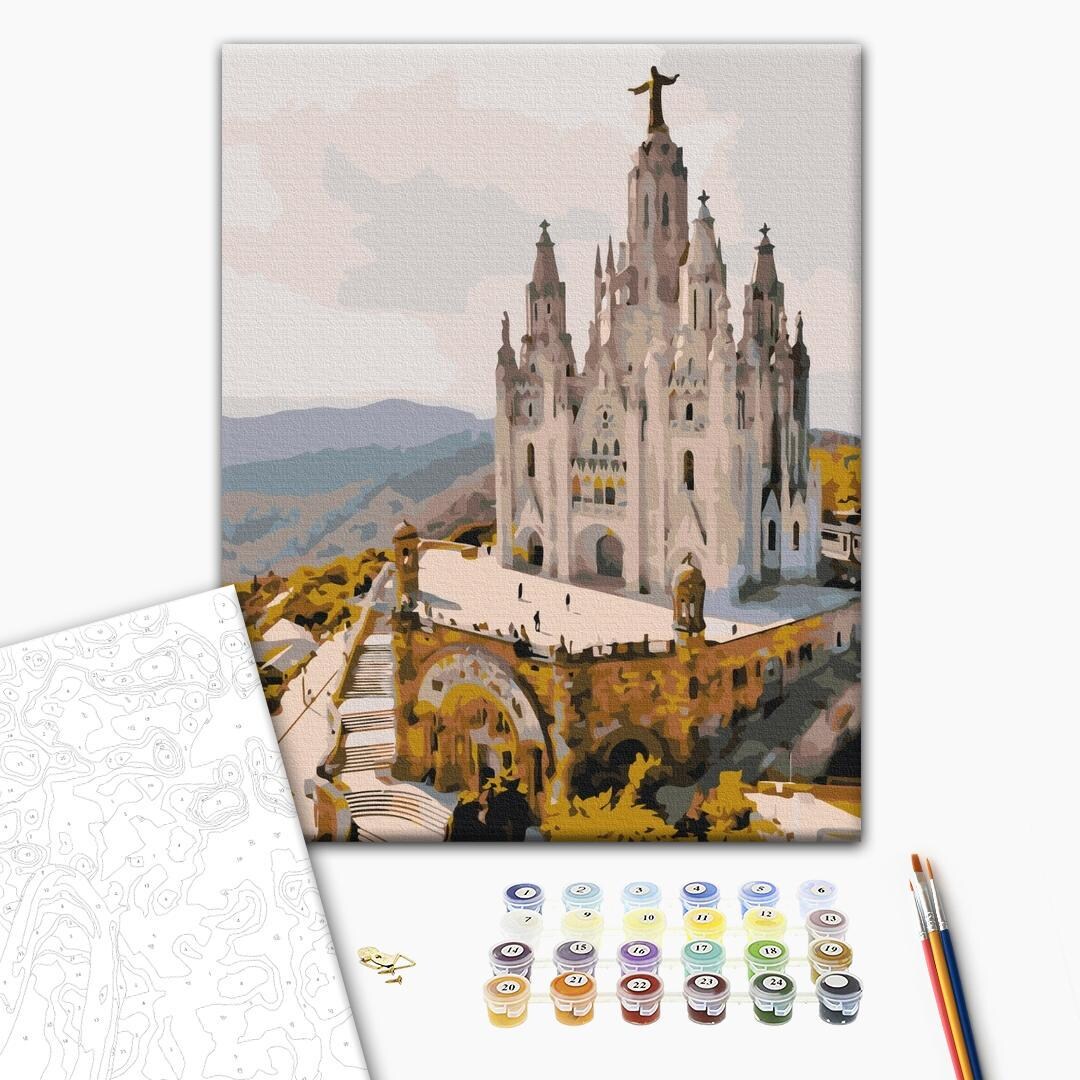 Sagrada Familia Paint-by-numbers Kit - Etsy