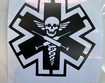 Tactical SWAT Medic Star of Life Reflective or Matte Vinyl - Etsy