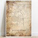 Mount Dora Florida Vintage Map Print Mount Dora City Map Mount Dora Map ...