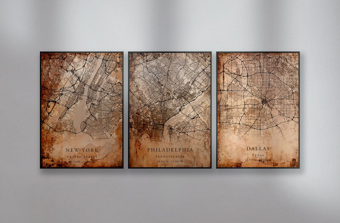 Mount Dora Florida Vintage Map Print Mount Dora City Map Mount Dora Map ...