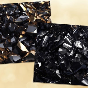 Printable Luxury Black Digital Papers, Glitter Pages, Sequin Background ...