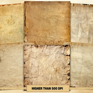 Printable Old Paper Textures Digital Papers, Grunge Pages, Distressed ...