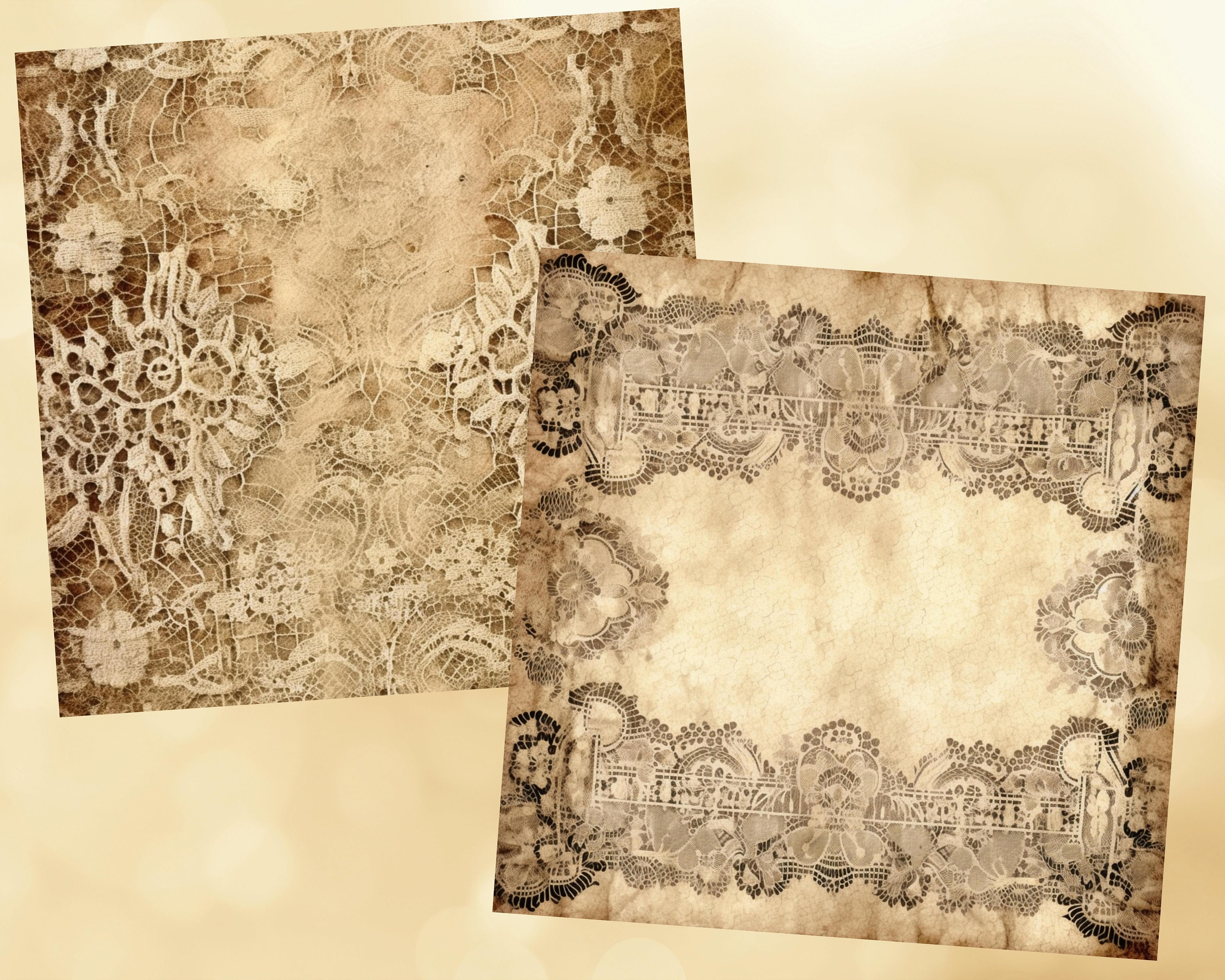 Printable Old Lace Digital Paper Victorian Laced Pages - Etsy