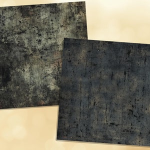 Printable Distressed Black Textures Digital Papers, Grunge Pages ...