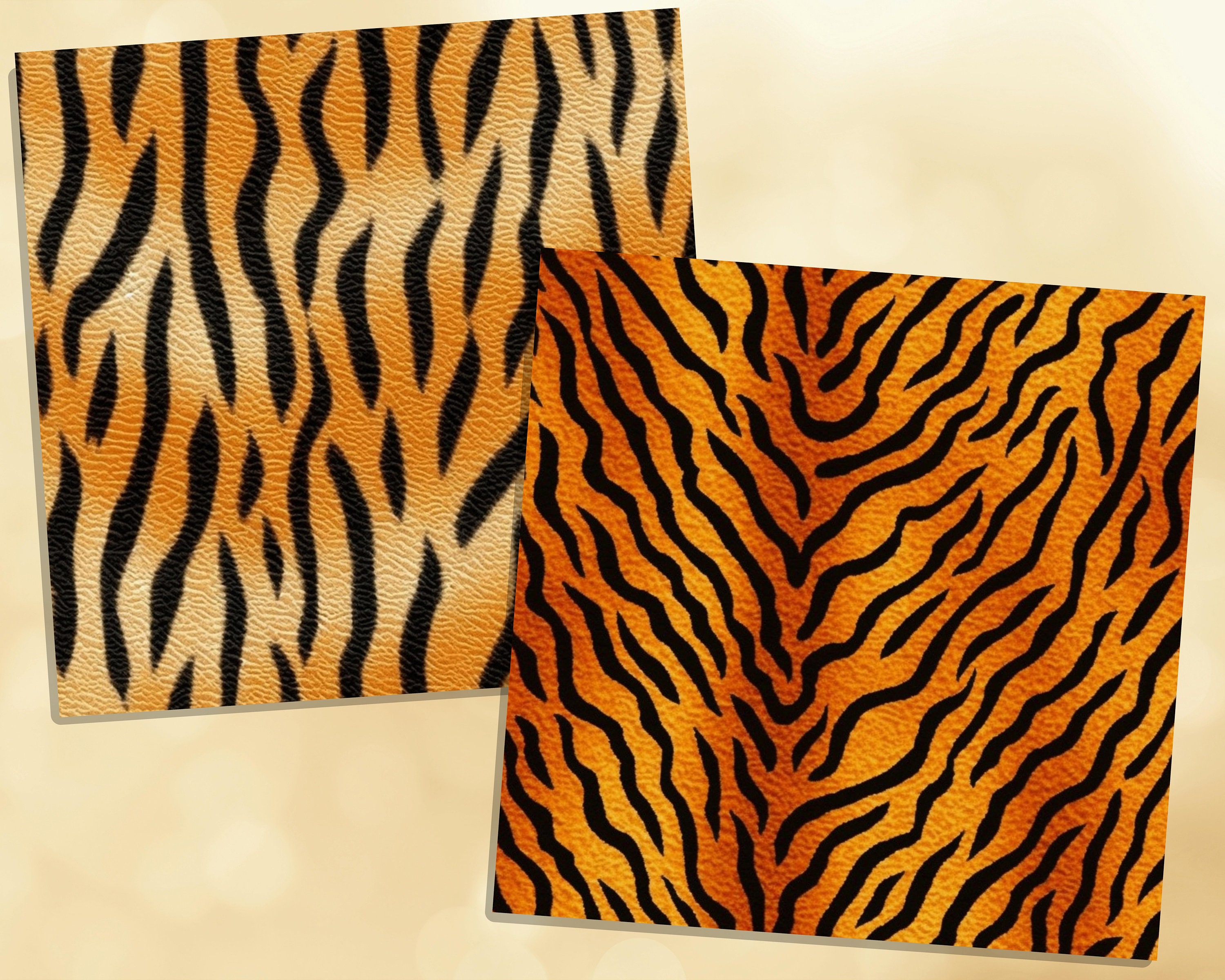 Printable Animal Skin Patterns Digital Papers Tiger Pages - Etsy