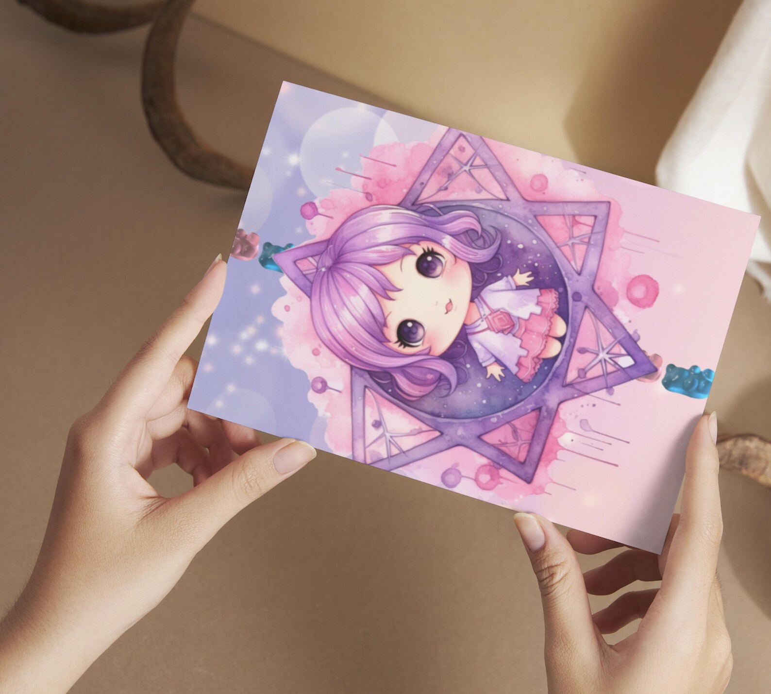 Printable Cute Kawaii Witch Digital Paper Witches Ephemera - Etsy