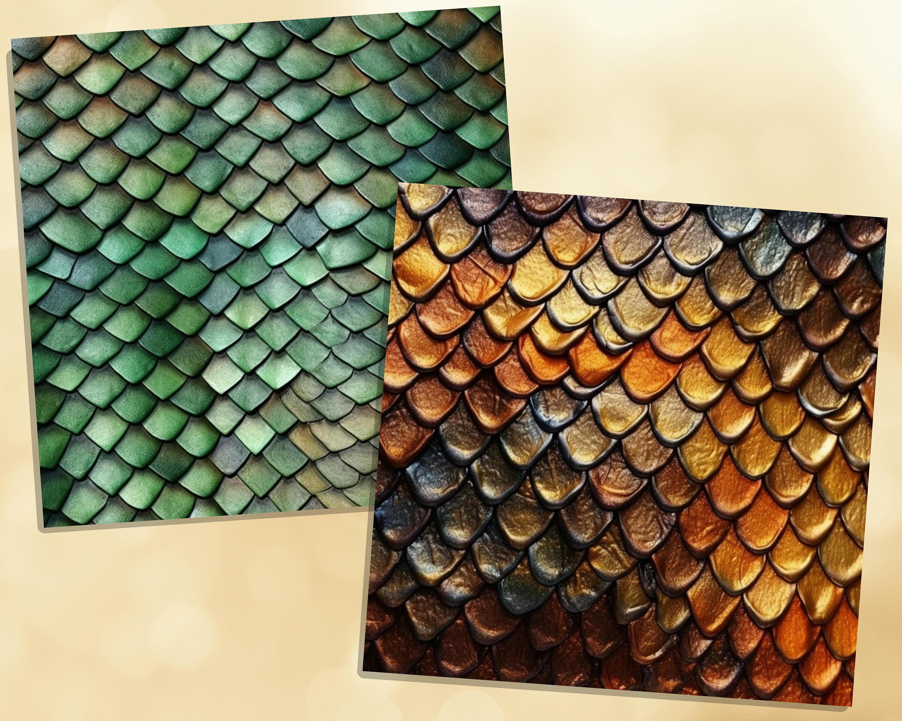 Printable Dragon Scale Digital Papers, Dragonscale Textures Pages ...