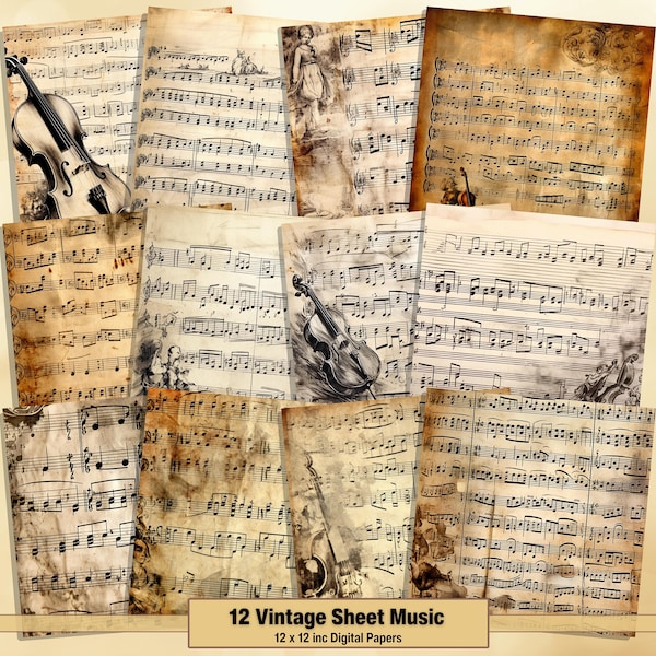 Old Sheet Music - Etsy