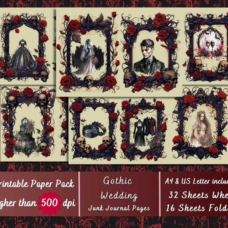 Gothic Wedding Card - Etsy UK