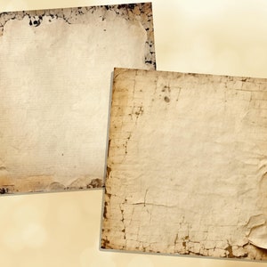 Printable Old Paper Textures Digital Papers, Grunge Pages, Distressed ...