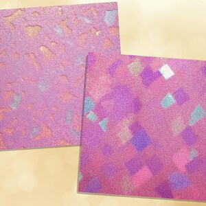 Printable Pink Glitter Digital Papers, Iridescent Texture Pages, Pink ...