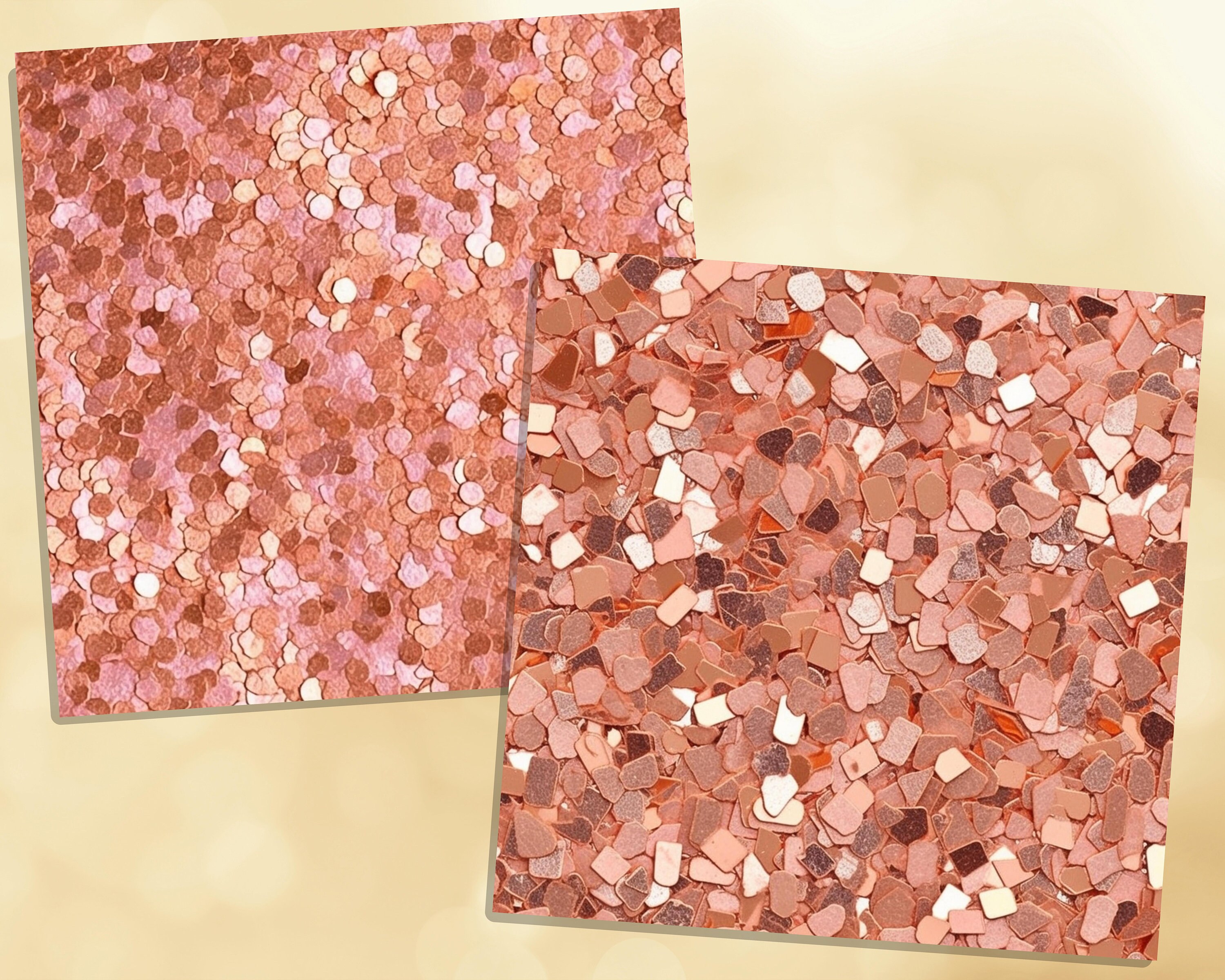 Printable Rose Gold Sequins Digital Paper Glitter Page Foil - Etsy