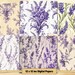 Printable Victorian Lavender Digital Papers, Floral Pages, Background ...